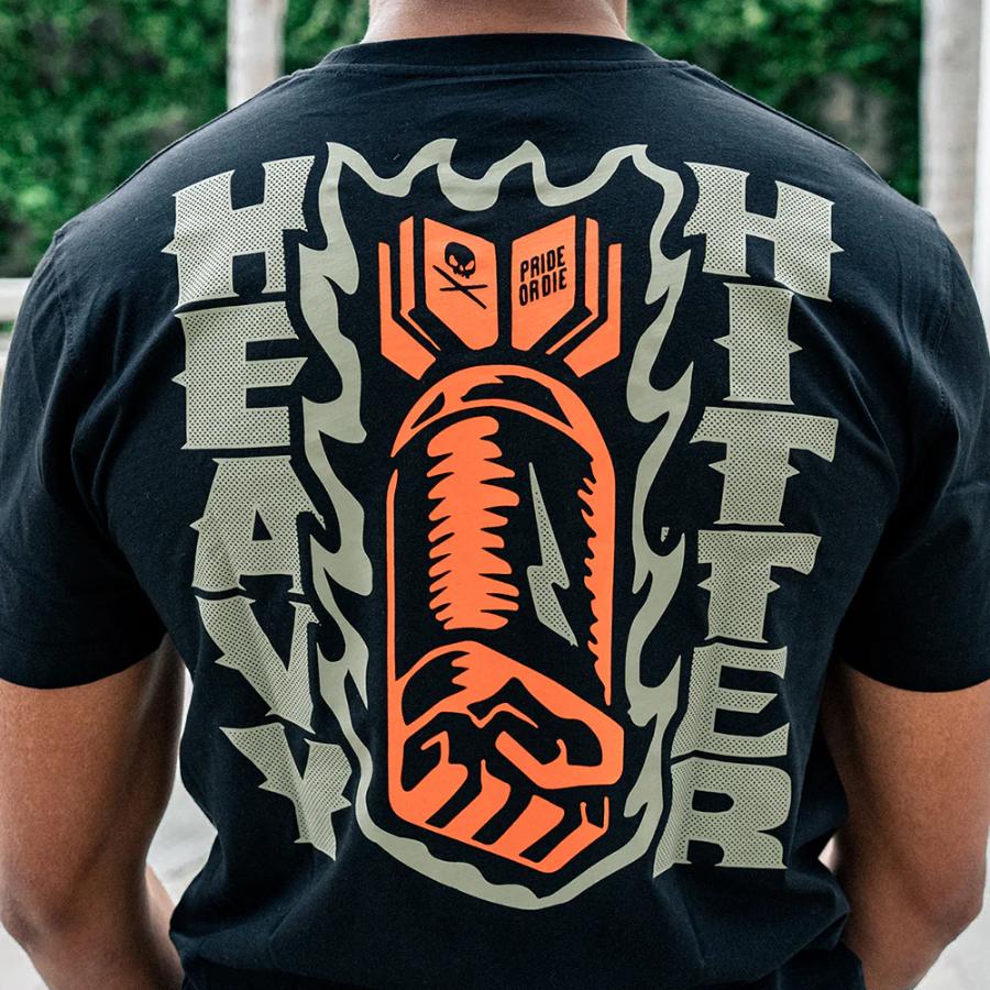 PRiDEorDiE heavy hitter T-Shirt -black - MMATeam.gr