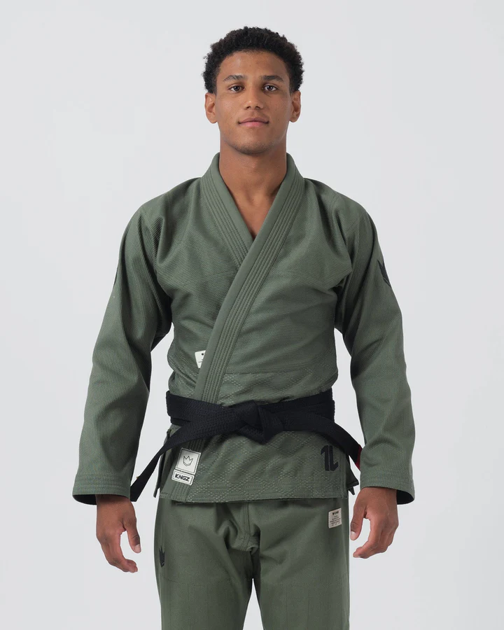 KINGZ The One BJJ GI Limited Edition - Military Green - MMATeam.gr