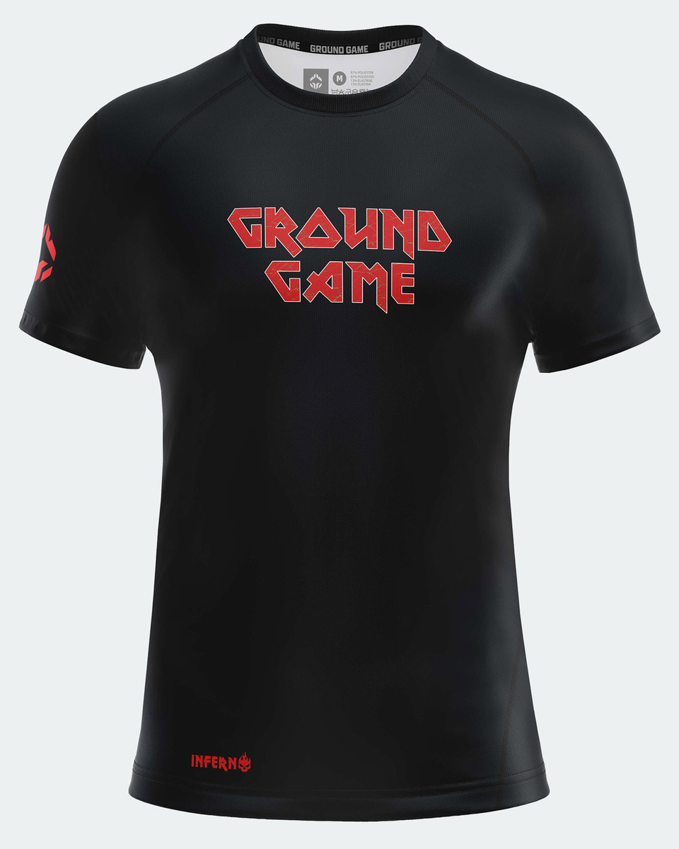 GroundGame inferno RASHGUARD-BLACK - MMATeam.gr