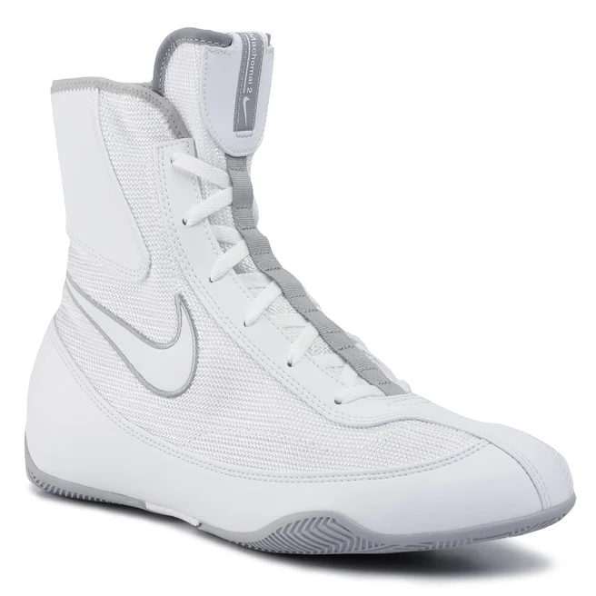 NIKE MACHOMAI 2 BOXING SHOES - WHITE/grey - MMATeam.gr