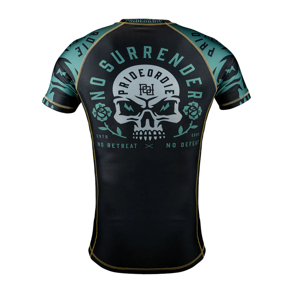 PRIDE OR DIE no surrender RASHGUARD - BLACK - MMATeam.gr
