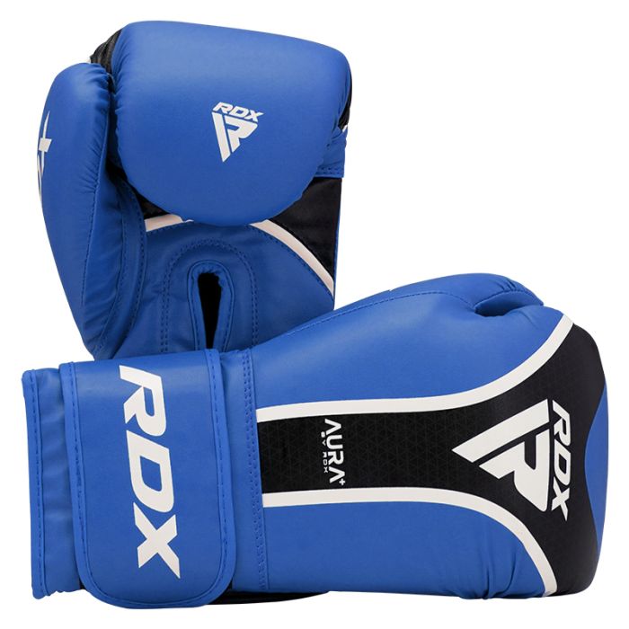RDX Aura T17 Boxing Gloves -BLUE - MMATeam.gr