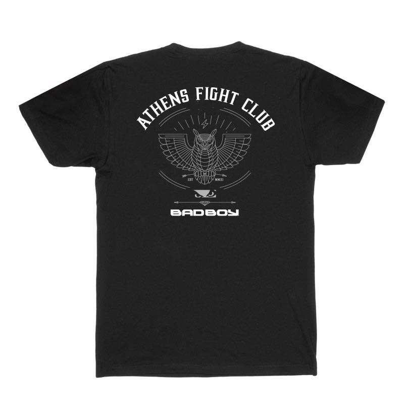 BAD BOY Athens Fight Club - Black/silver - MMATeam.gr