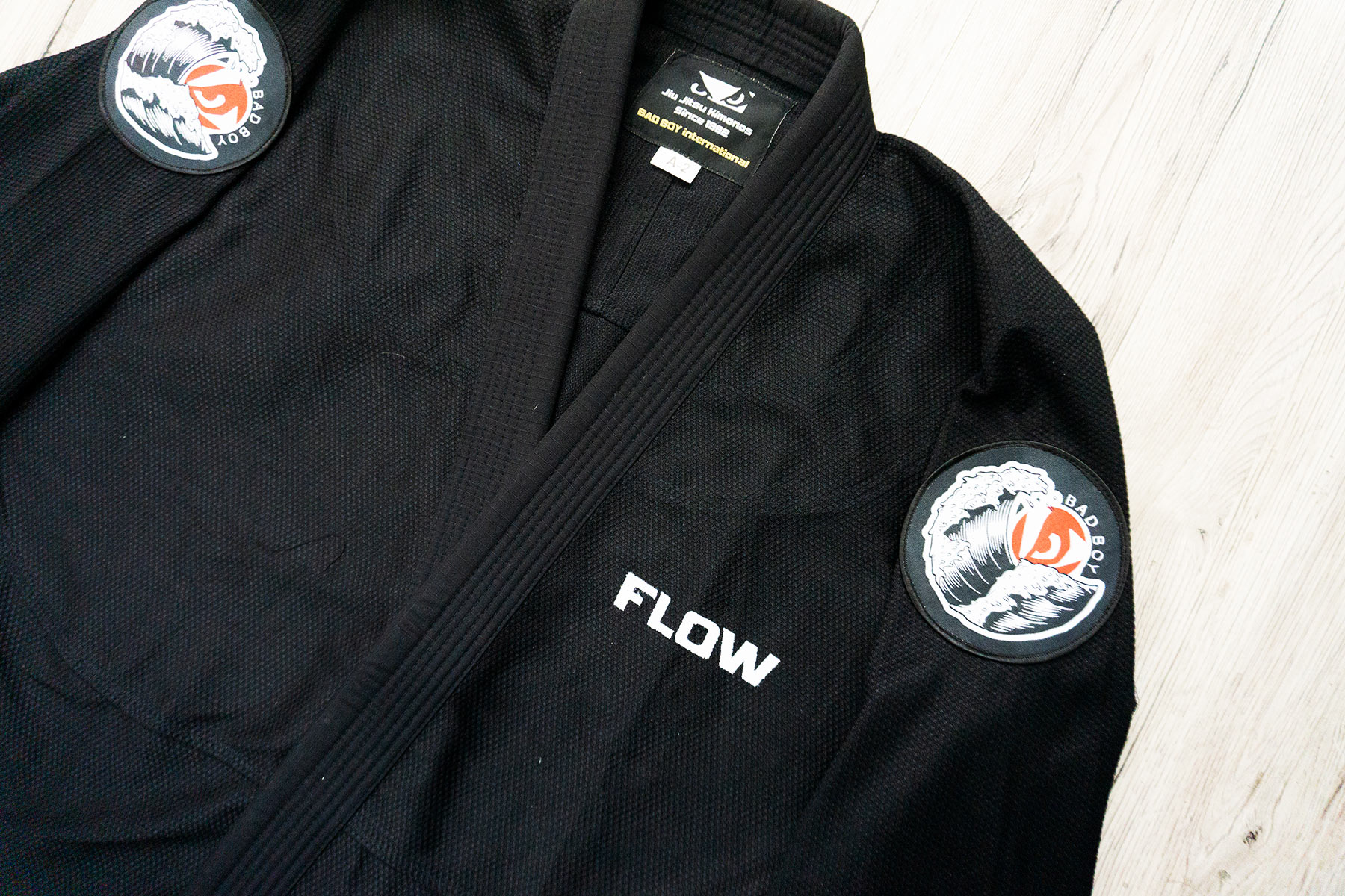 BRAZILIAN JIU JITSUBAD BOY flow BJJ GI - black ΖΙΟΥ ΖΙΤΣΟΥ - MMATeam.gr