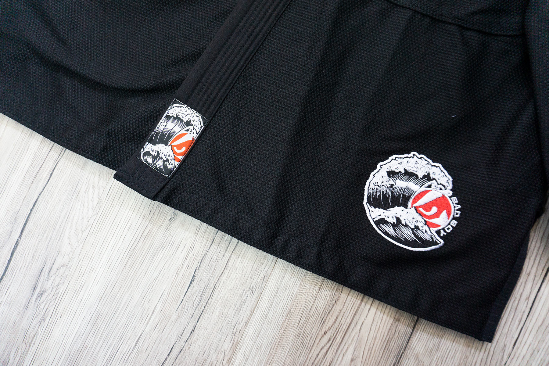 BRAZILIAN JIU JITSUBAD BOY flow BJJ GI - black ΖΙΟΥ ΖΙΤΣΟΥ - MMATeam.gr