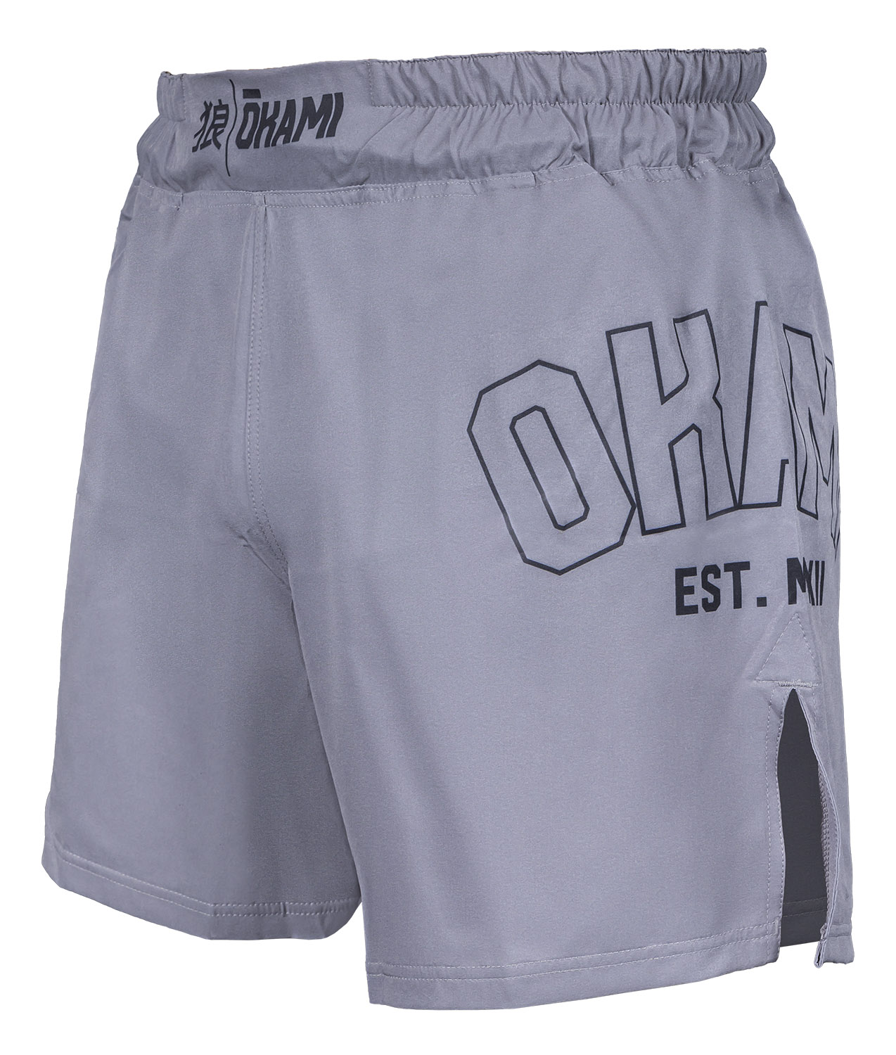 Okami Logo Fightshorts -grey - MMATeam.gr
