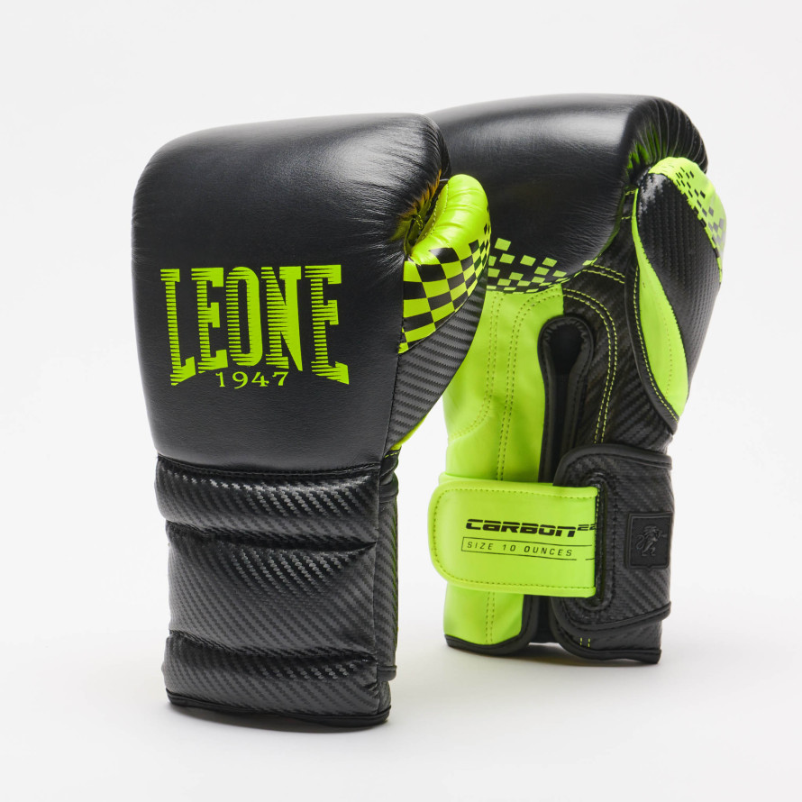 Leone boxing gloves carbon - black - MMATeam.gr